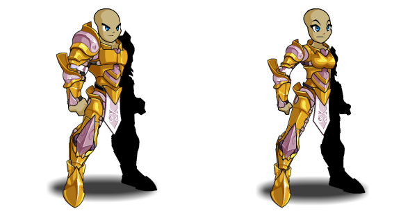 Golden Valentine Warrior | Armor | RedAQ