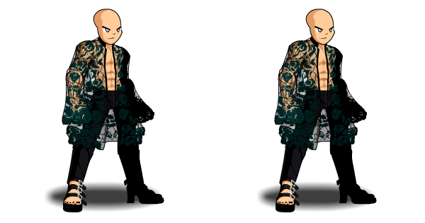 Floral Semi Transparent | Armor | RedAQ