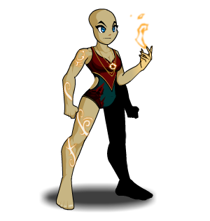 Lavaflame Pyromancer's Flame Swimsuit | Armor | RedAQ