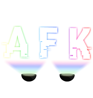 AFK Back Mounted Hologram | Cape | RedAQ