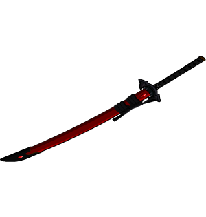 Replica Sacred Blood Red Sword Fang Sheath | Cape | RedAQ