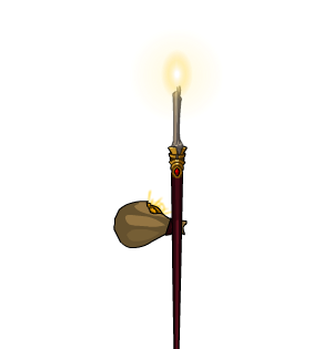 Candle Cane with Gold | (Weapon) Dagger | RedAQ